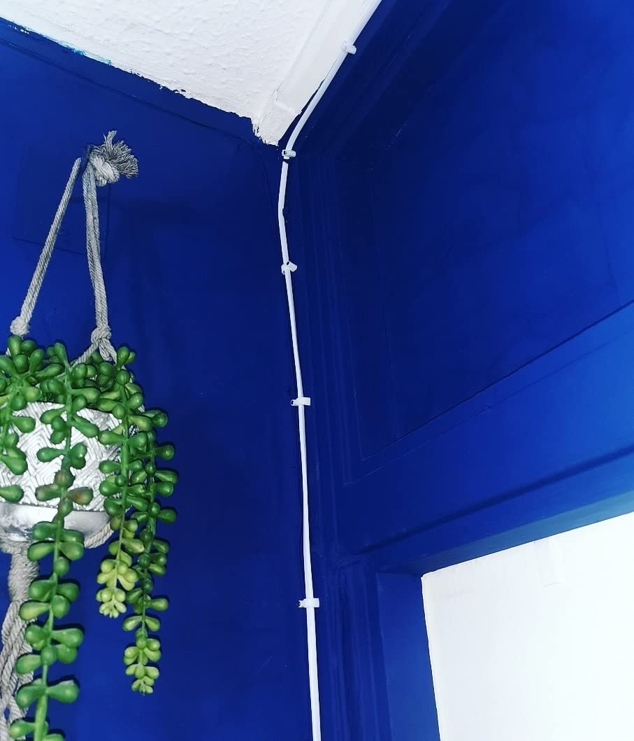 Round Cable ClipsRound Cable Clips, 100Pcs Steel Nails Tacks Holder for ...