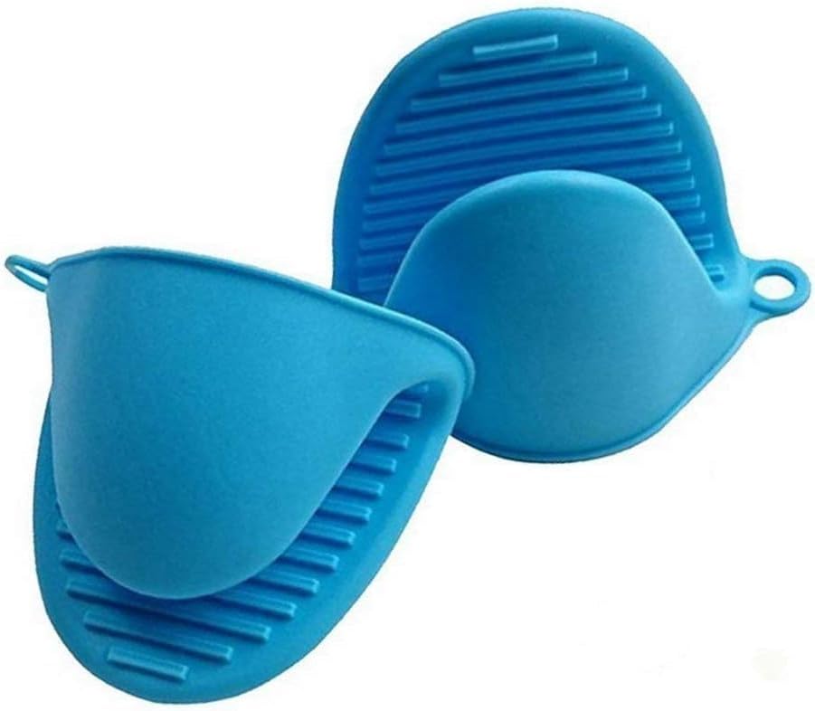 Mini Silicone Pinch Mitts, Oven Mittens Slip Resistant Heat Resistant ...