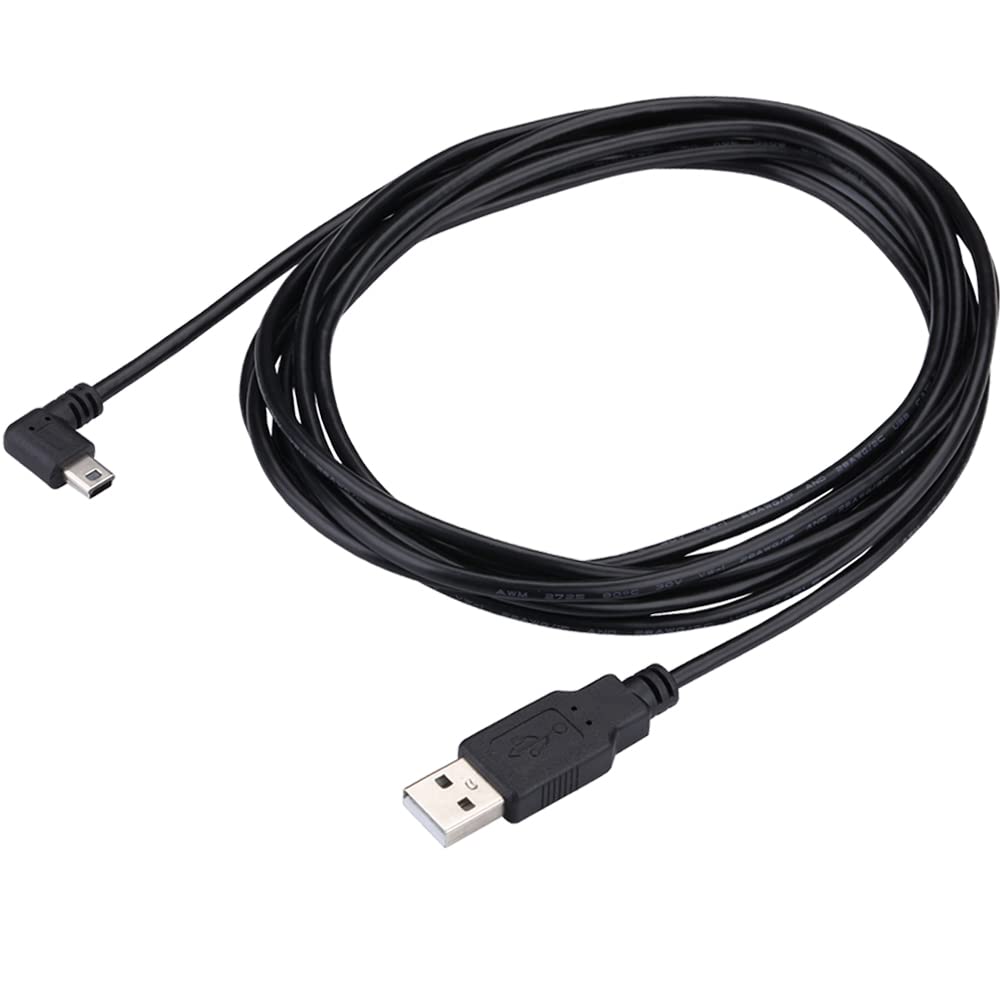 LARRITS 15FT USB 2 0 A To Mini B USB Cable 90 Degree Right Angle Power larrits-15ft-usb-2-0-a-to-mini-b-usb-cable-90-degree-right-angle-power