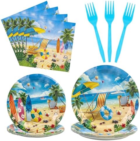 Amazon.com: 96 Pcs Wednesday Plates and Napkins Party Supplies Gothic ...