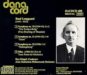 Langgaard: The Complete Symphonies Vol. 5: Symphony 10, 11, 12 / Sfinx ...