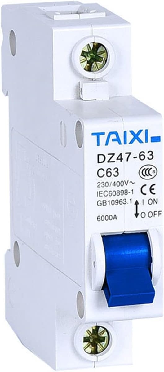 Amazon.com: DZ47-63 Small Circuit Breaker 1P air Switch C45 Open ...