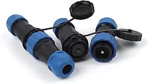 Amazon.com: 1pc SP20 Straight Docking waterproof wire connector 1 Pin ...