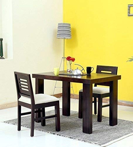 Monika Wood Furniture Solid Wood Dining Table 2 Seater | Dining Table ...