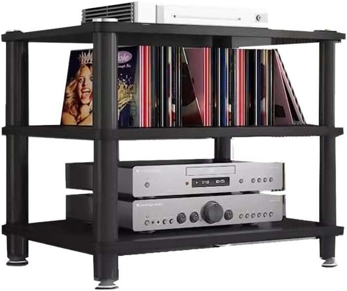 Amazon.com: OUKEJNM Media Storage Cabinet Rack Audio Tower, Modern ...