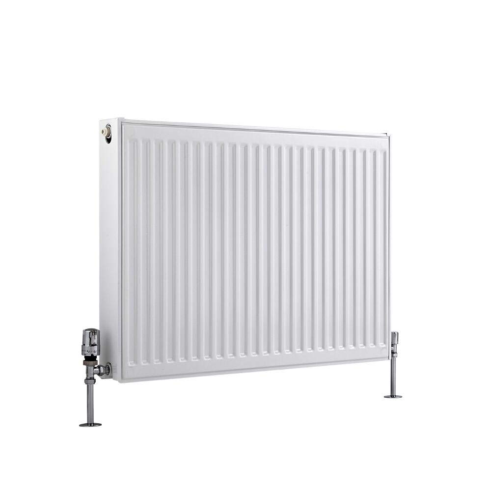Milano Compact - Modern White Type 22 Central Heating Horizontal Double ...