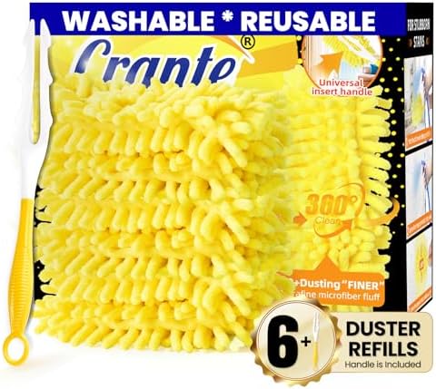 Amazon.com: 360° Fleece Duster Refills for Swiffer, Washable Refills ...