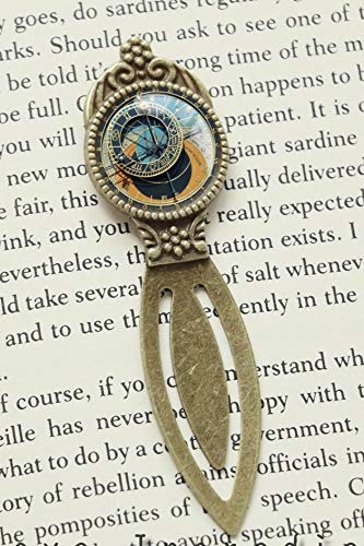 Amazon.com: Prague astronomical clock bookmark, Vintage bookmark, Brass ...