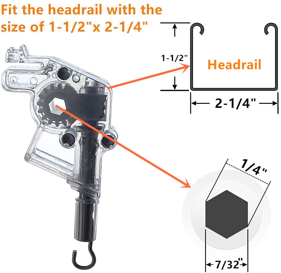 Horizontal Blinds Tilt Mechanism 4x Blind Tilt Mechanism Window Blind ...