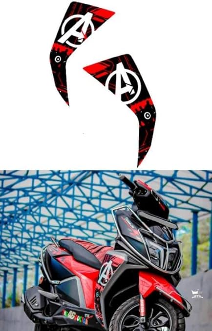 SR Graphic Side Panel Sticker Compatible for TVS Ntorq : Amazon.in: Car ...