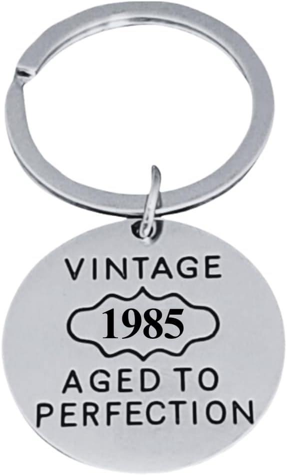 Amazon.com: 40th Birthday Keychain, 40th Birthday Gifts for Men & Women ...