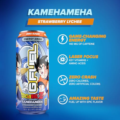 Snapklik.com : G Fuel Kamehameha Strawberry Lychee Flavored Energy ...