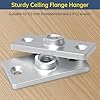 Fixirons 20 Pcs Ceiling Flange Hangers for 1/2 in. Threaded Rod DIY ...
