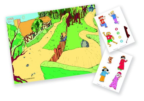 Amazon.com: Cool English Level 1 Posters with Reusable Stickers ...