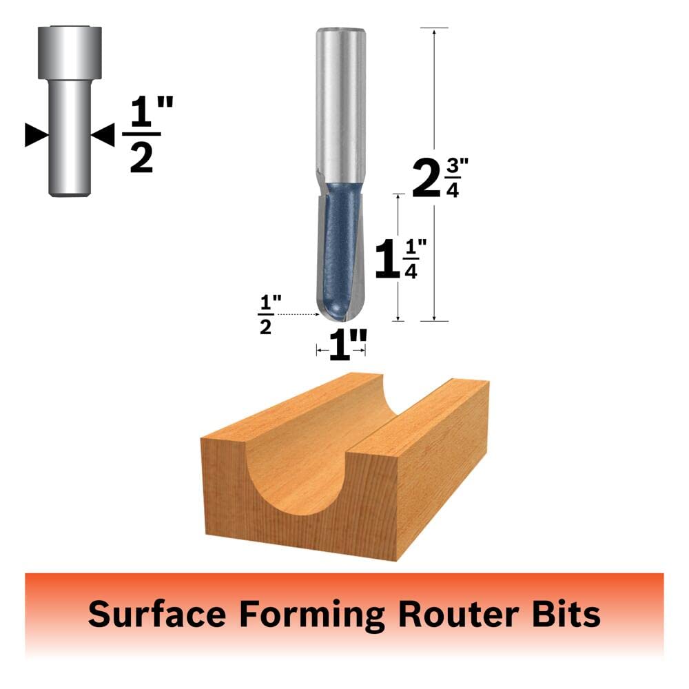 Drying Mat Bosch 85451M Carbide Tipped Round Nose Bit - 1/2 X 1 Inch ...