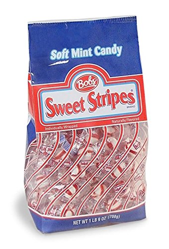Amazon.com : Bobs Sweet Stripes Soft Mints, 1 Lb 9 Ounce Bag : Grocery ...