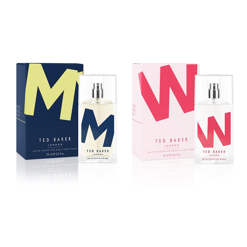 Ted Baker M and W EDT Bundle, Woman and Man Eau De Toilette, Includes M ...