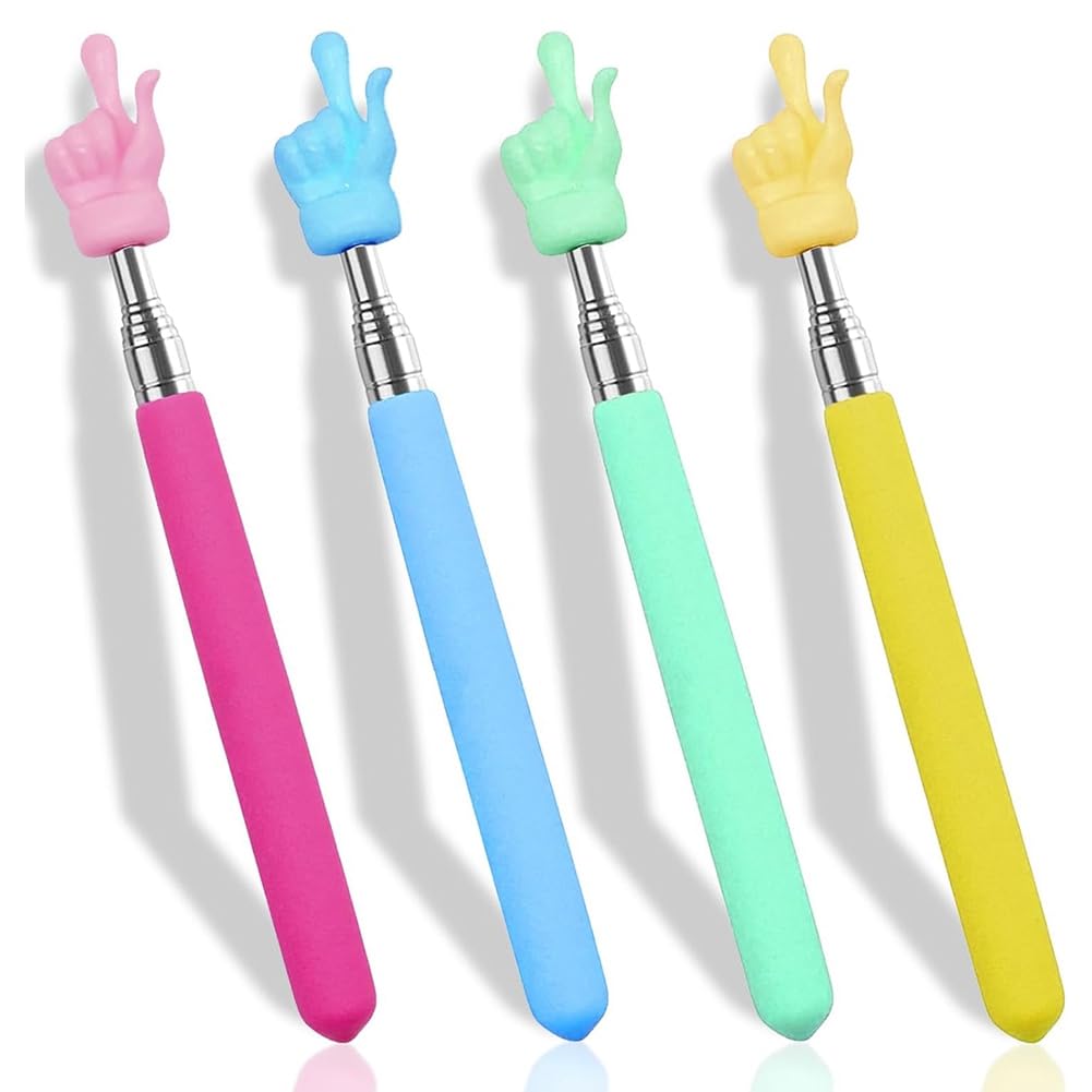 Hand Pointer Teacher Pointer Stick With Hand 6-Pack Telescopic Teacher ...