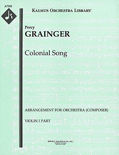 Amazon.com: Colonial Song (Arrangement for orchestra (composer ...