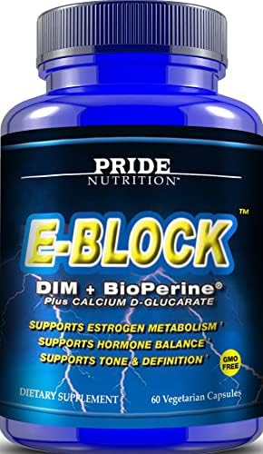 Amazon.com: Pride Nutrition Estrogen Blocker E-Block 60 Vegetarian ...