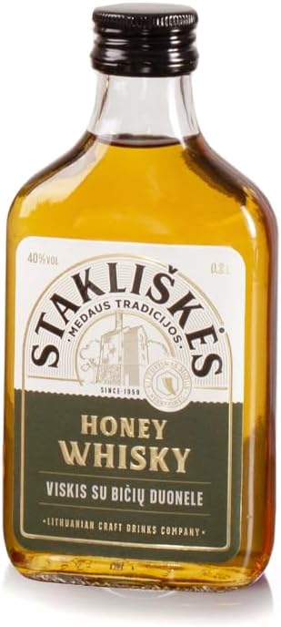 Amazon.co.jp: スタクリシュケス・ハニーウイスキー Alc.40% 200ml ヨーロピアンウイスキー 蜂蜜 リキュール 北欧 ...