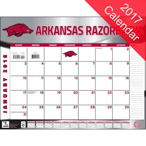 Arkansas Razorbacks 2017 Calendar: Lang Holdings Inc.: 9781469340500 ...