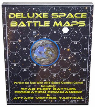 Deluxe Space Battle Maps board game accessory (Federation Commander ...