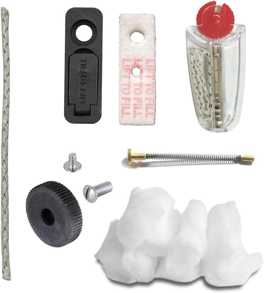 Amazon.com: zipo Lighter Replacement Repair Kit (Spring Screw, Flint ...