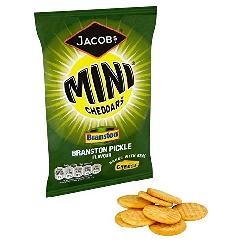 Amazon.com: Jacob's Mini Cheddars Branston Pickle Grab Bag 50g - Pack of 6