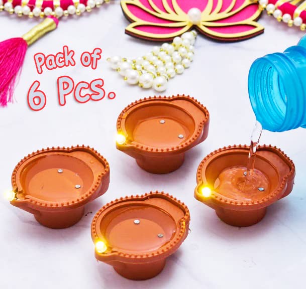 Buy Deepawali Water Sensor Diya Diwali Diyas, Water Diya for Diwali Dia ...