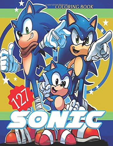 sonic coloring book: Amazing sonic coloring book for Kids Girls Adults ...