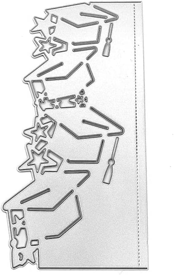 Amazon.com: Graduation Theme Cutting Dies for Card Making, Hats Stars ...