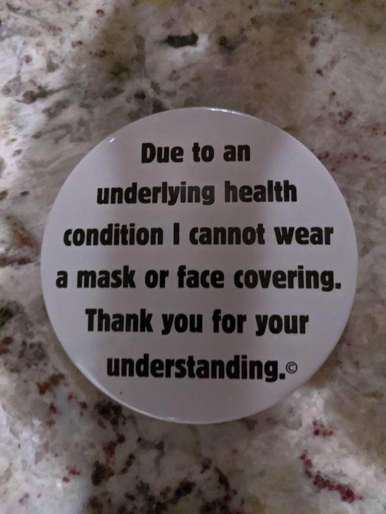 Amazon.com: Covid 19 Mask Exemption Badges