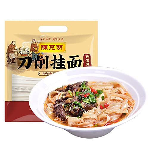 Amazon.com : LIUAN Chen Keming Noodles Egg Flavored Knife-cut Noodles ...