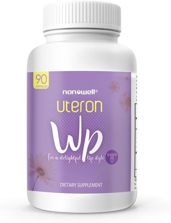 Amazon.com: NANOWELL Uteron WP 90 Capsules x 1 Bottle - Herbal Uterus ...