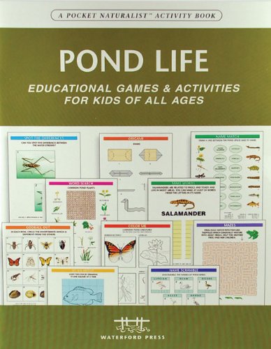 Pond Life Nature Activity Book: Educational Games & Activities for Kids ...