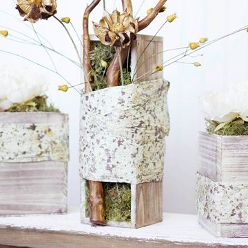 Rectangular Birch Planter Boxes Potsdam Large Rectangular Planter