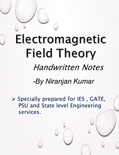 Electromagnetic Field Theory Handwritten Notes: EMFT eBook : KUMAR ...