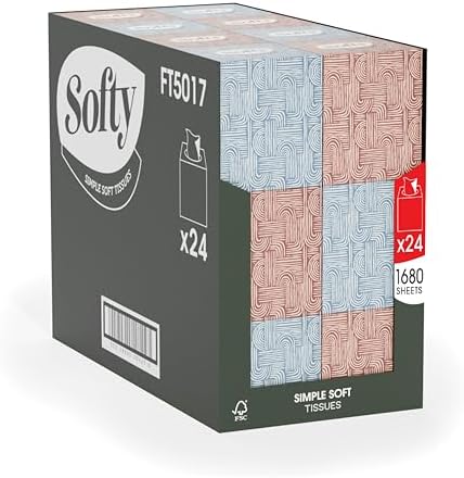Softy Simple Soft Box Tissues - Gentle & Delicate Facial Tissues Bulk ...