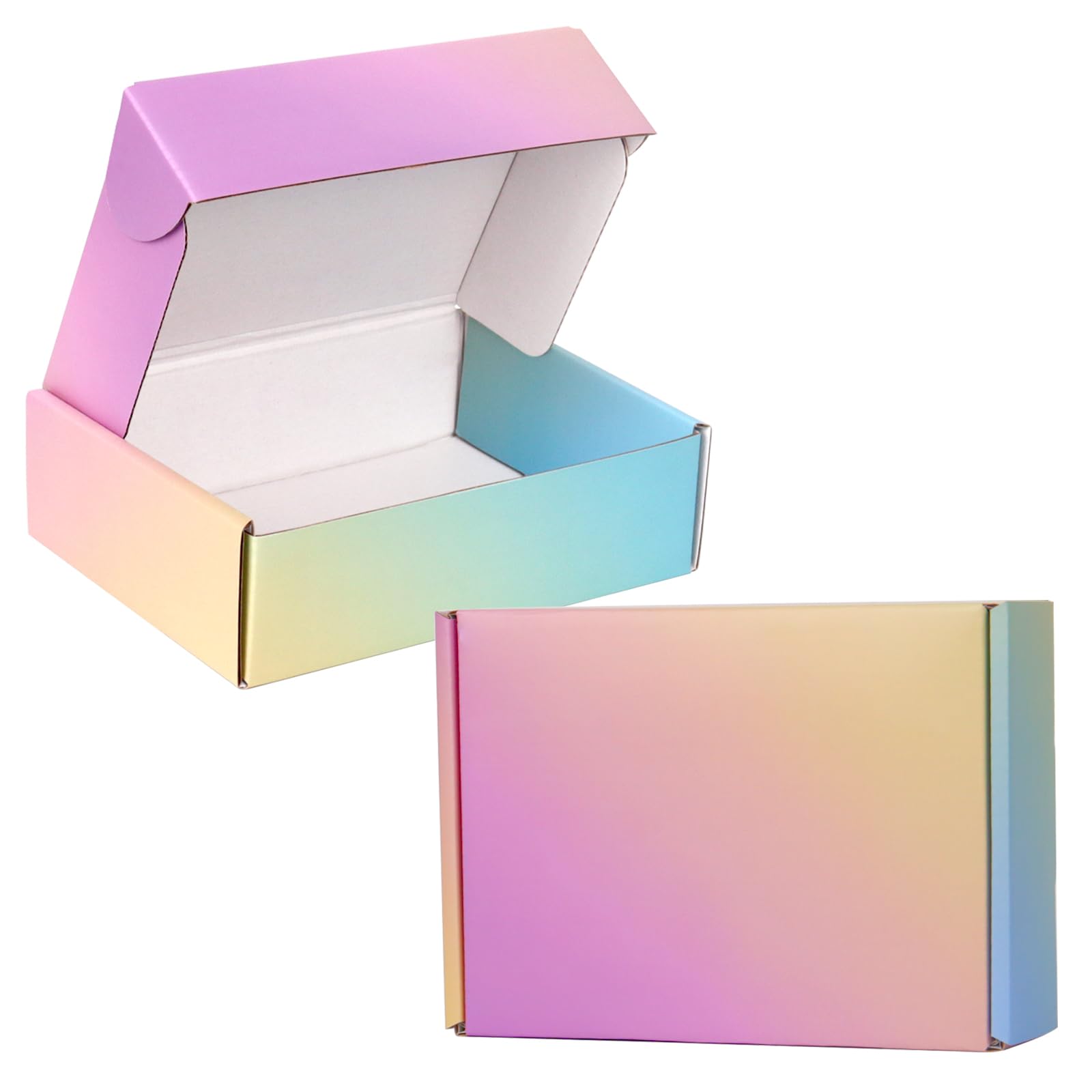 DEZIBOX 7x5x2 Small Shipping Boxes for Packaging, 20 Pack Mailing Boxes ...