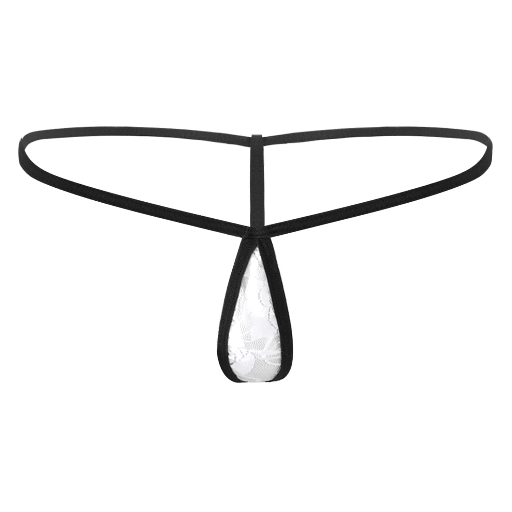 Buy Women See-Through Lace Extreme Micro Bikini G String Thong Bottom ...