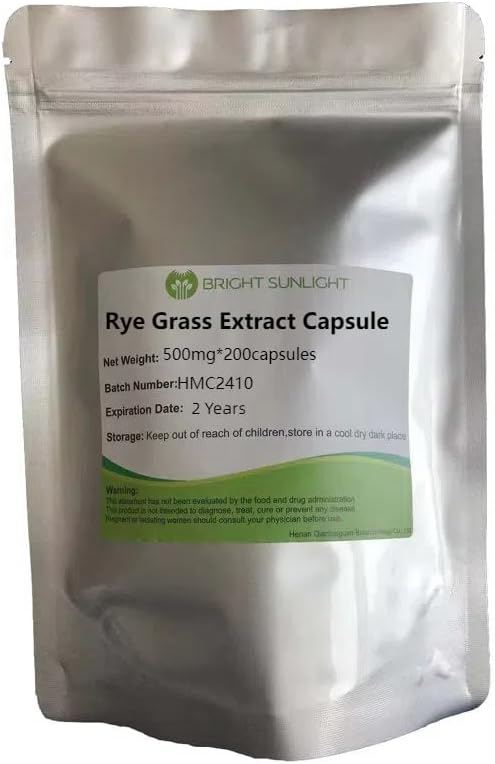 Amazon.com: Bright sunlight Rye Grass Extract Capsule 500mg*200capsules ...