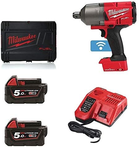 Milwaukee MWM18ONEFHIWF34-502X M18 One Key 3/4 Drive High Torque Gun ...