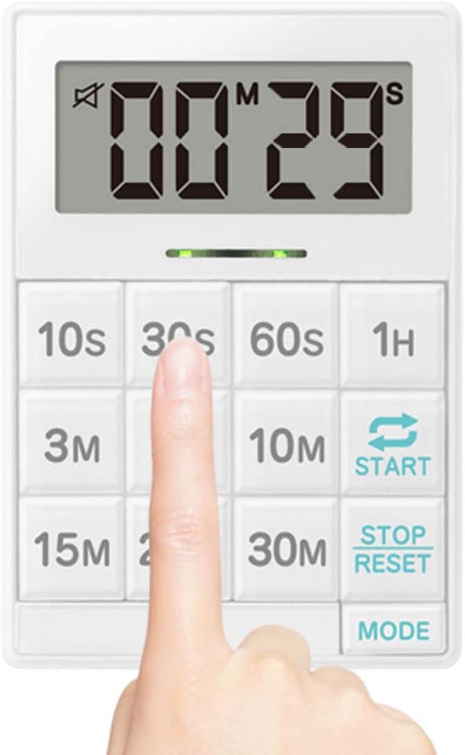 Amazon｜dretec(ドリテック) デジタルタイマー スリムキューブ 消音切替 光 ホワイト T-520WT｜キッチンタイマー オンライン通販