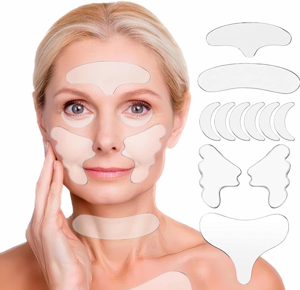 Amazon.com : Neck Wrinkle Patches, Anti Wrinkle Silicone Facial Patches ...
