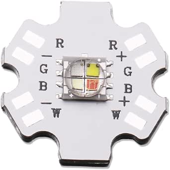 Amazon.com: LEDGUHON 5Pcs 12W RGBW 5050 SMD High Power LED Chip with ...