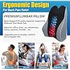 Lofty Aim Lumbar Support Pillow for Office Chair, Ergonomic Memory Foam Lumbar Cushion for Back ...
