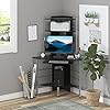 Amazon.com: HomCom 45" Arch Tower Compact Modern Corner Computer ...