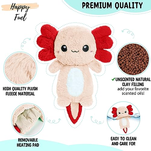 Snapklik.com : Axolotl Microwavable Unscented 1.5 Lbs Heating Pad For ...