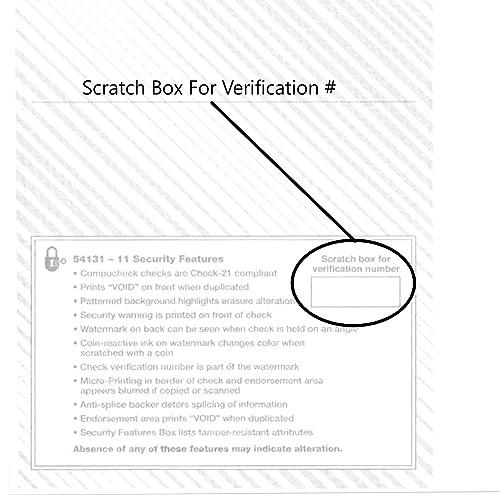 Snapklik.com : 50 Blank High Security Computer Check Paper, Checks On ...